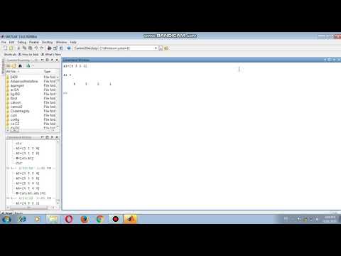PERKALIAN MATRIKS ORDO 4x4 2x4 MENGGUNAKAN APLIKASI MATHLAB - YouTube