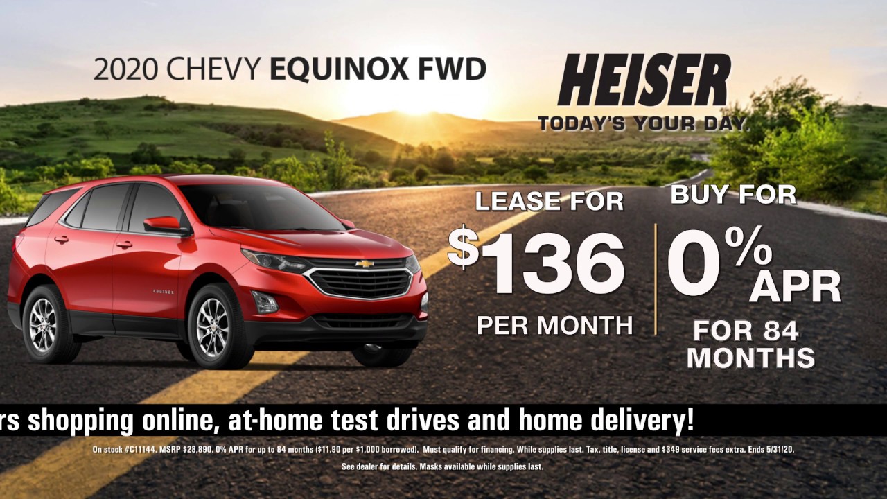 2020 Chevrolet Equinox at Heiser Chevrolet - YouTube