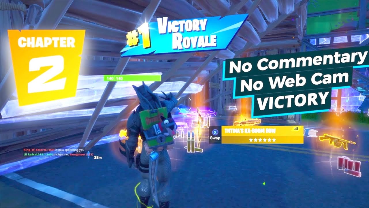 Fortnite Solo Win Chapter 2 Gameplay - Full Match - No Commentary - YouTube
