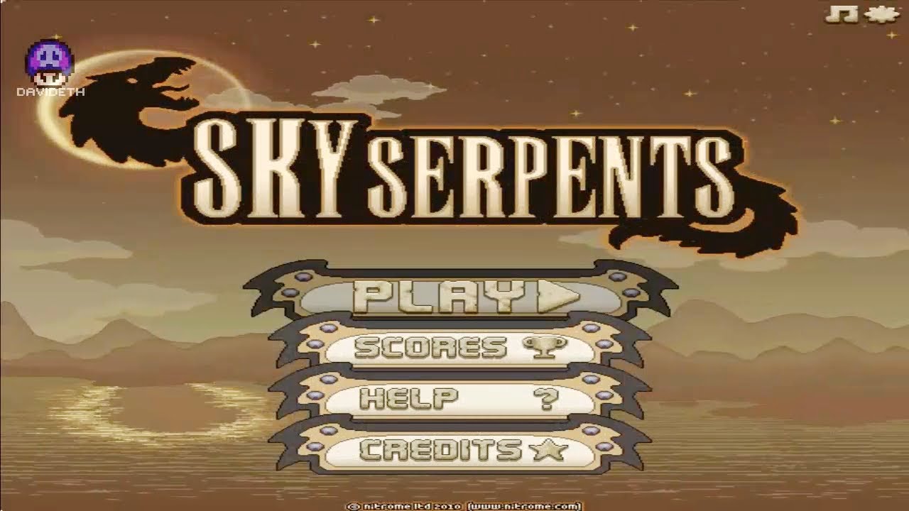 SKY SERPENTS (Nitrome.com) Full Gameplay | All Levels - YouTube