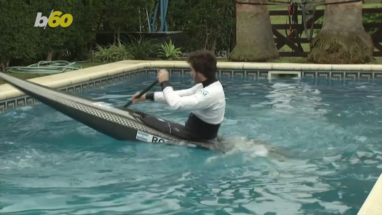 Lots of Splashing for Olympic Canoe Slalom Racer Forced to Train in ...
