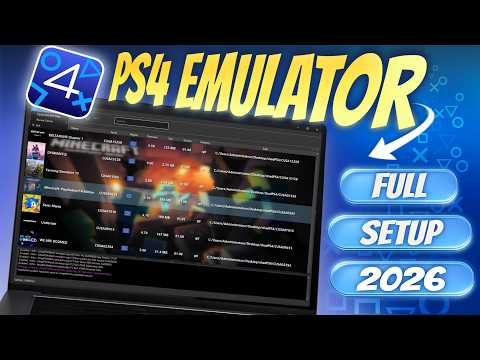 FULL ShadPS4 Setup Guide (2026) – Play PS4 Games on PC EASY