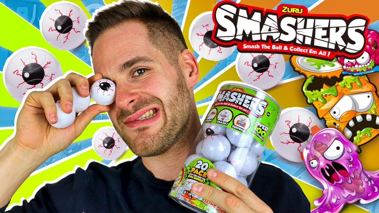 Smashers Series 2 Gross UNBOXING 20 PACK CON SLIME | Mega UNBOXING ...