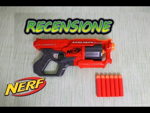 Recensione Nerf Mega Cycloneshock Ita || FossilNerf Channel
