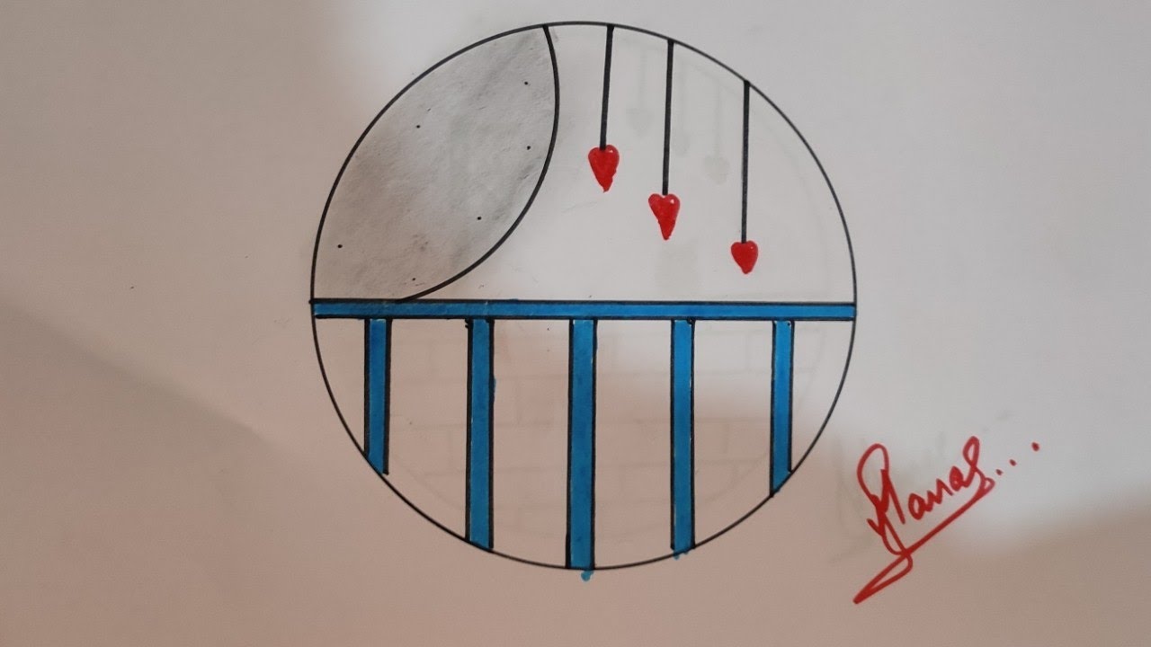 How to draw a simple and beautiful drawing 😍 #trending #art - YouTube