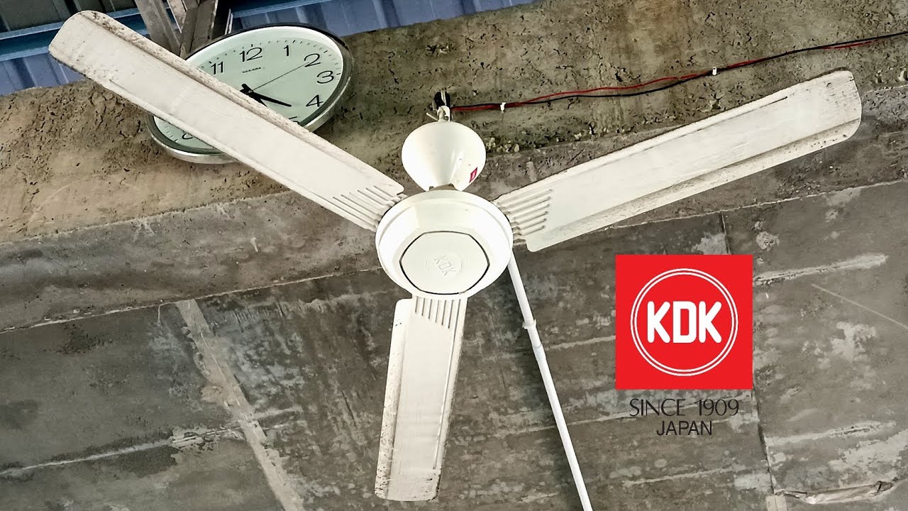 KDK 56" industrial ceiling fan - YouTube