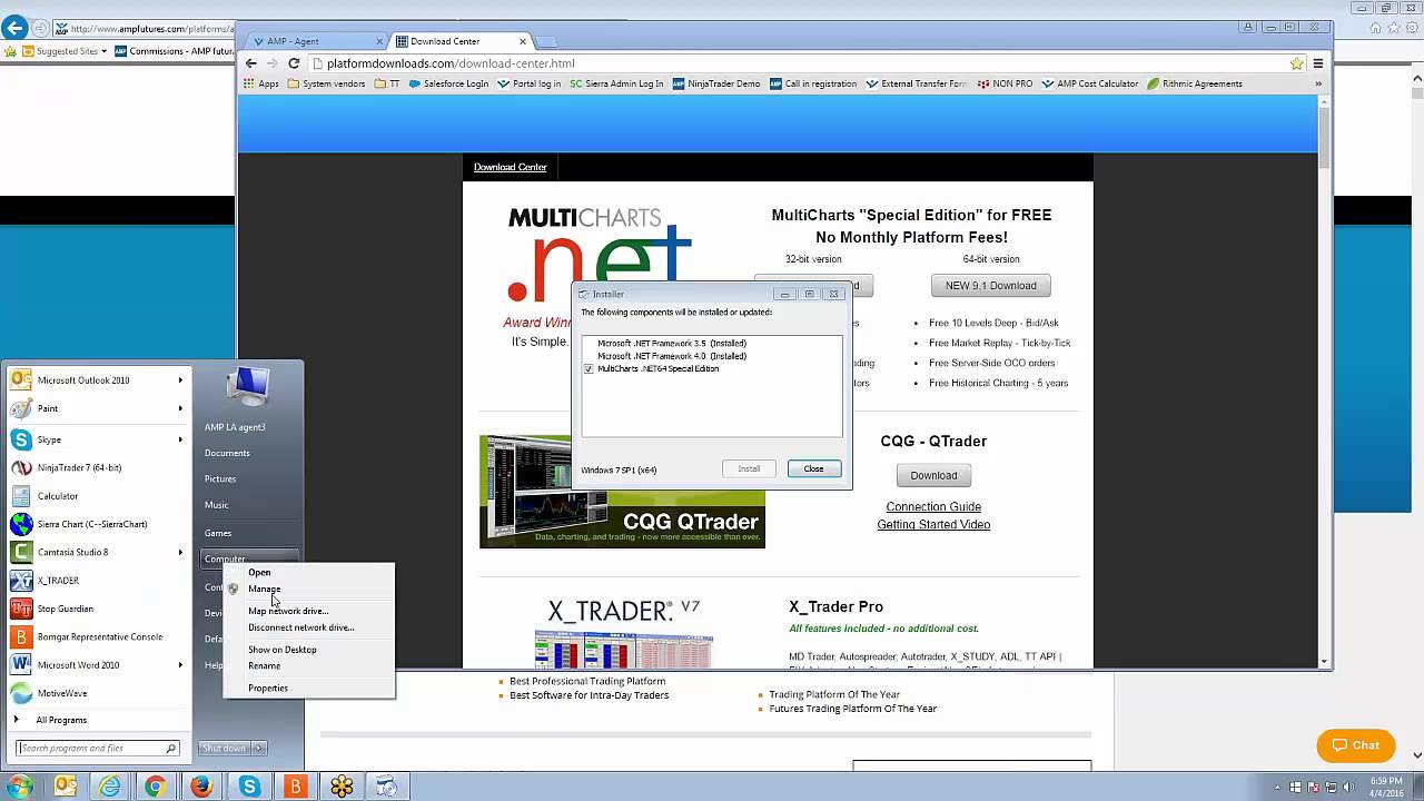 MultiCharts | AMP's FREE Special Edition | Getting Started - YouTube