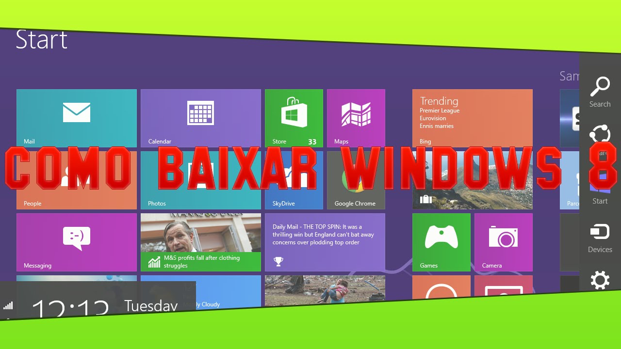como deixa o windows 8 original - YouTube