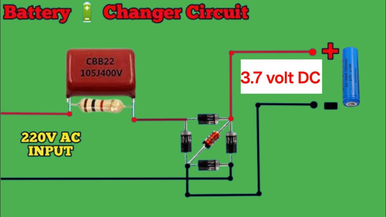 how to make battery charger circuit | homemade project - YouTube