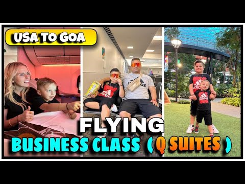 USA TO GOA VLOG VIA QATAR AIRWAYS Q SUITES. - YouTube