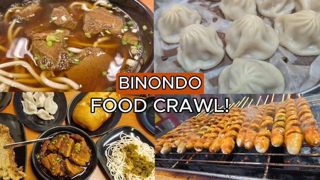 BINONDO FOOD CRAWL 2025! TOP 10 PLACES TO VISIT! - YouTube