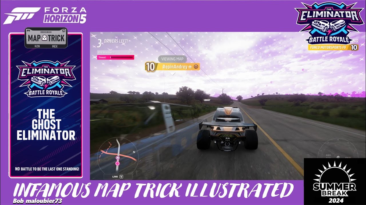 FH5 The Eliminator - MAP TRICK Illustrated - Summer break 2024 Series ...