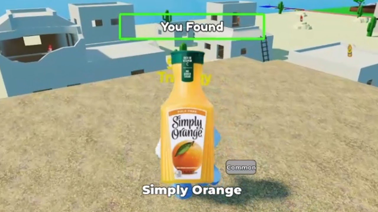 Find the Drinks - Where to Find the Simply Orange (Roblox) - YouTube
