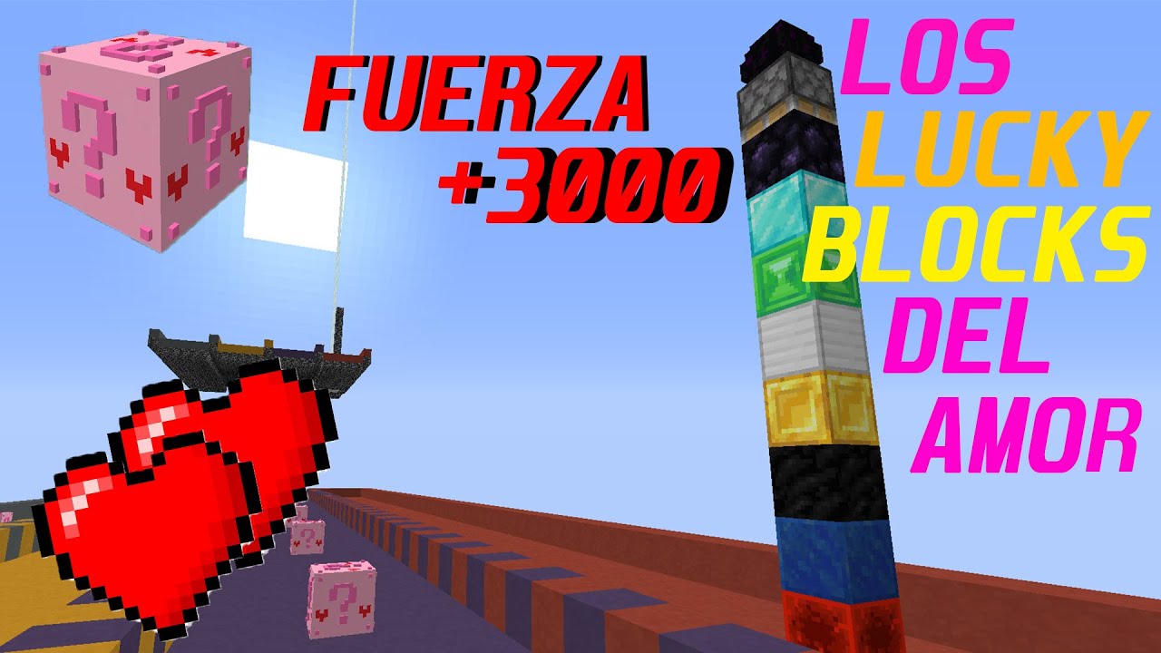 ¡DESCARGAR LUCKY BLOCKS PINK / TUTORIAL | MINECRAFT 1.8 - YouTube