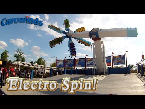 Electro Spin at Carowinds - YouTube