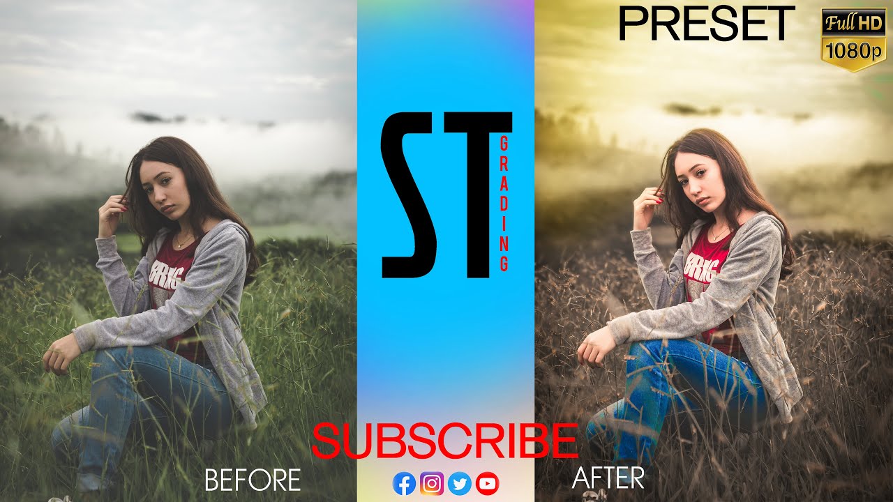 COLOR GRADING for speed retouching ..st grading - YouTube