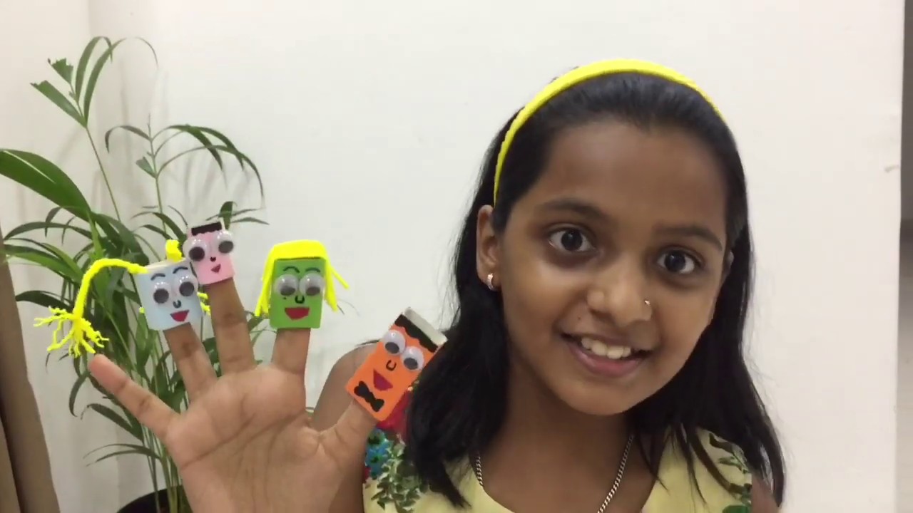 #How To creat Finger Puppet With Waste Eraser Wrapper #Easy Best Out Of ...