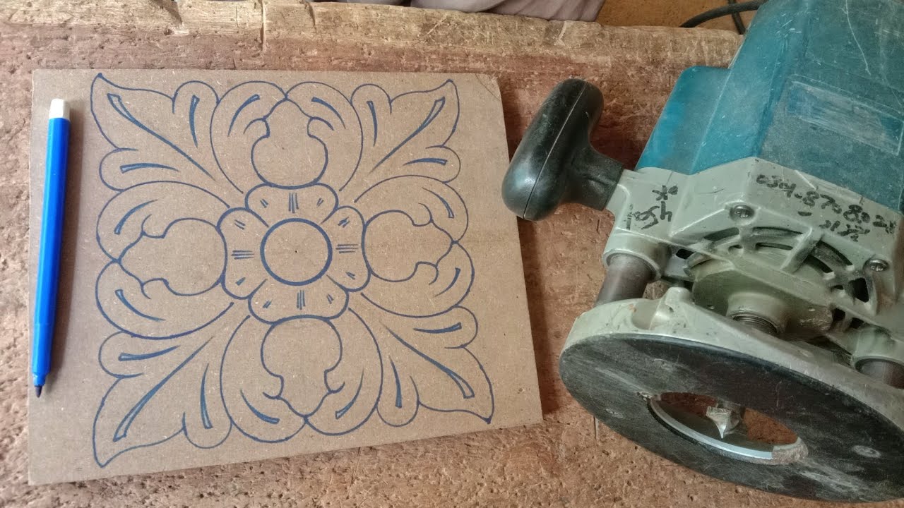 "Carving Flowers in Wood: A Step-by-Step Guide with Router Machine ...