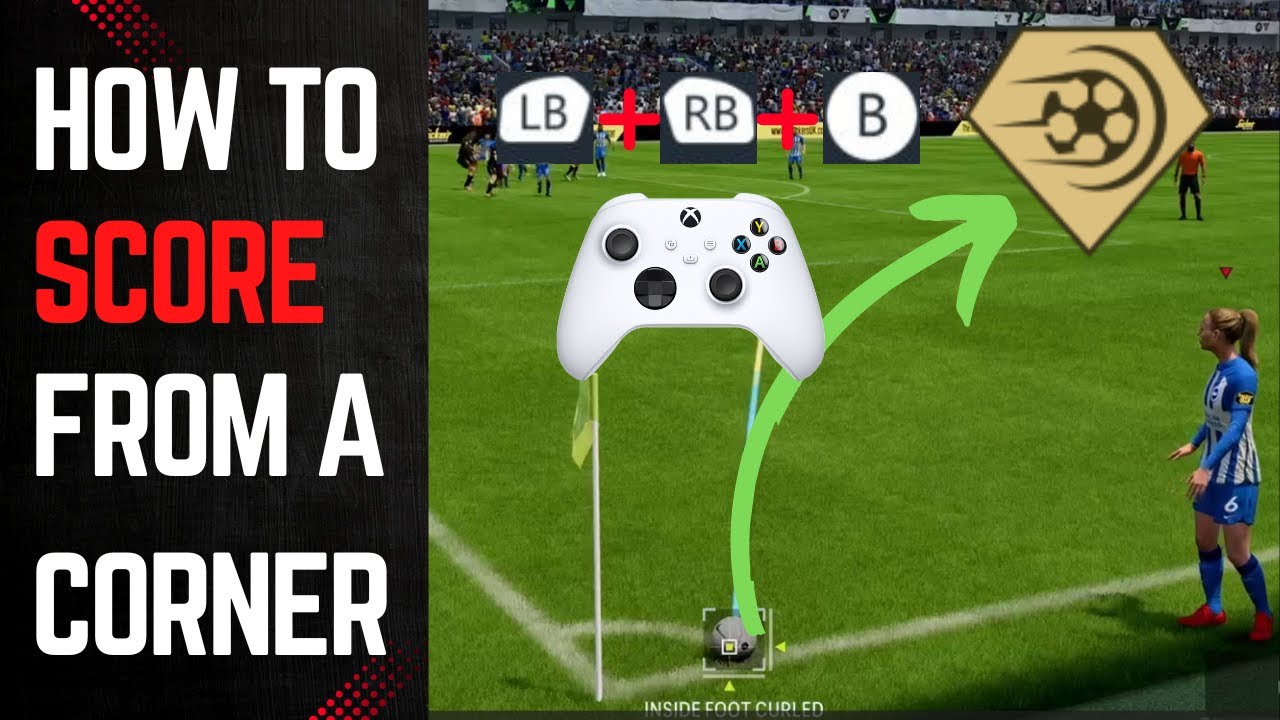 How to score from a corner - EA Sports FC 24 - YouTube