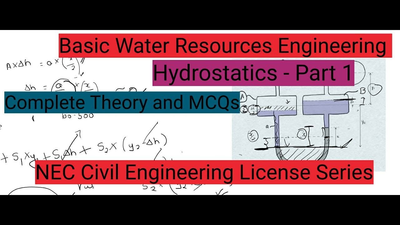 Hydrostatics- Part 1 ||Basic Water Resources Engineering||NEC CIVIL ...