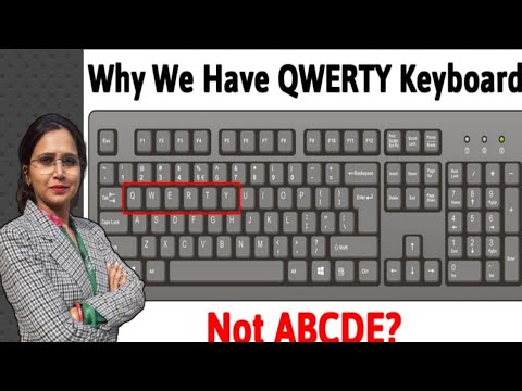 What is a QUERTY keyboard? Why alphabeta of keyboard are not arranged ...