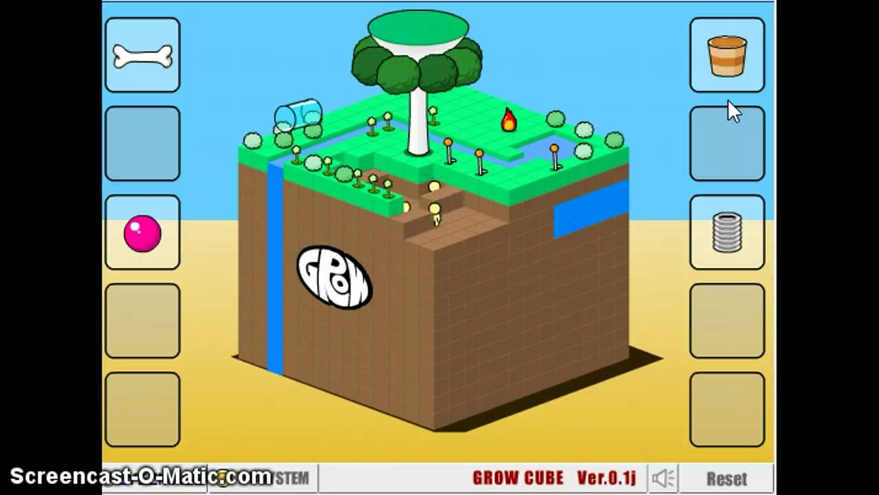 grow cube game - YouTube