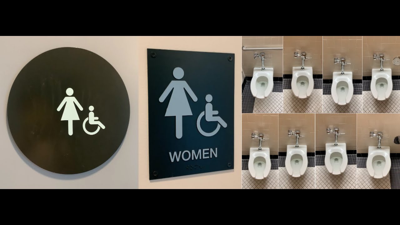 High School Gym Girl's Restroom Full Shoot - YouTube