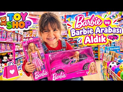 TOYZZSHOP’a GELDİK❗️BARBİE ARABASI VE BARBİE ALDIK 🎉 -eğitici öğretici eğlenceli çocuk videosu- 