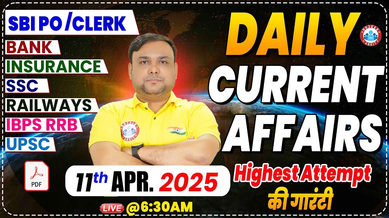 11 April Current Affairs 2025 | Current Affairs Today | The Hindu News ...