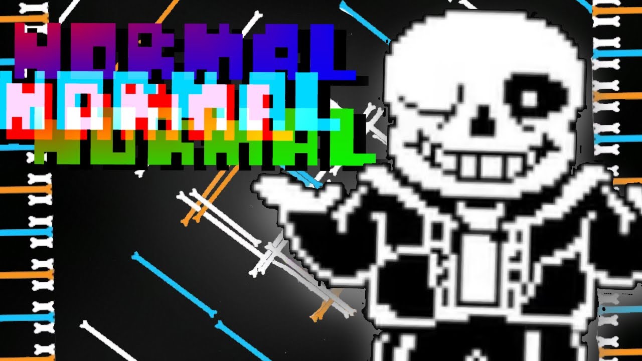 UNDERTALE HARD MODE sans Fight by siki NORMAL MODE completed!!!!! - YouTube