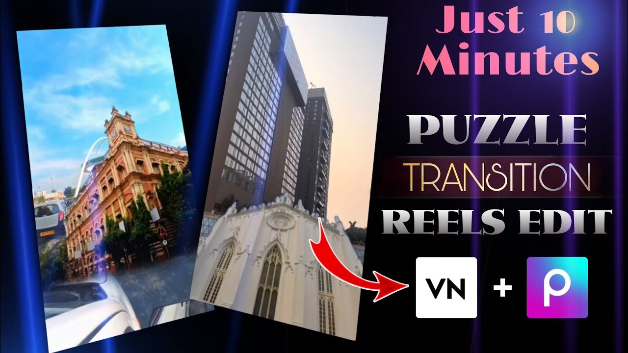 Puzzle Transition Reels Kaise Banaye ll How To Create Puzzle Transition ...