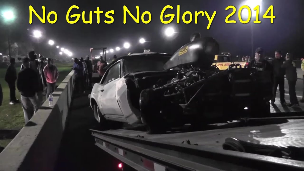 Wild Ride Grudge Racing Crash Action Orlando Speed World Dragway Dec ...