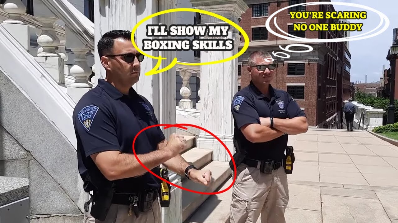 Cops Intimidation Has No Affect On Citizen - YouTube