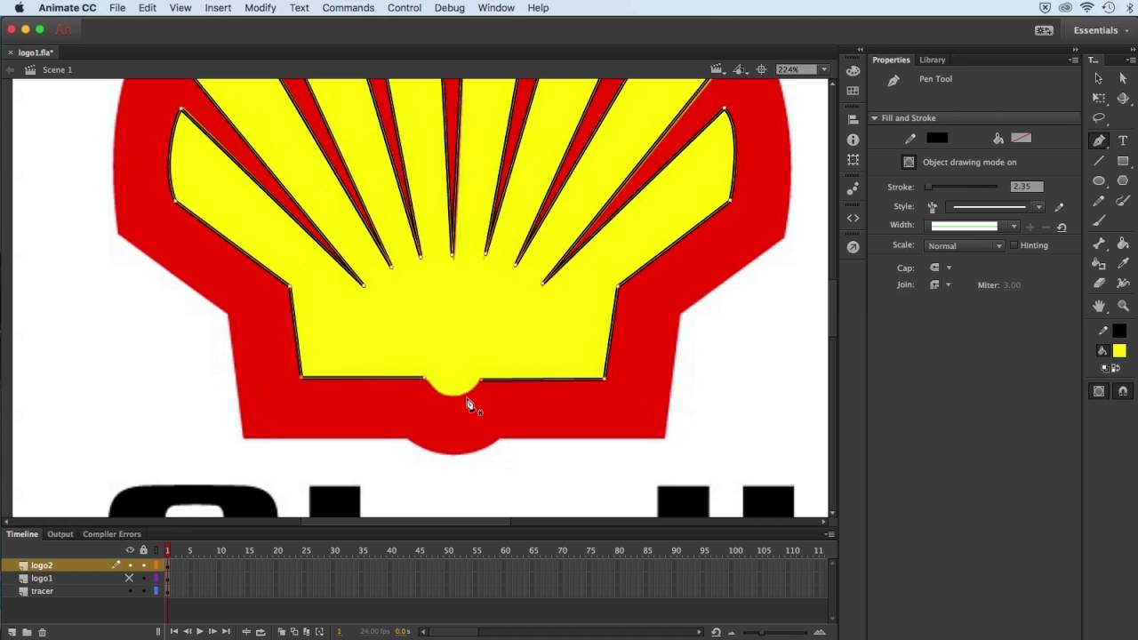 Pen tool in Object Drawing Mode - YouTube