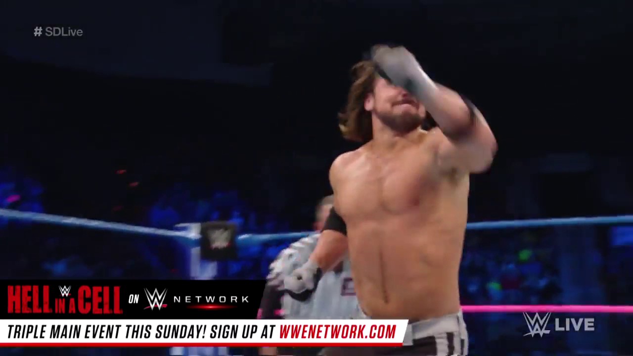 Dean Ambrose vs AJ Styles (Smackdown) 25 Oct. 2016 - YouTube