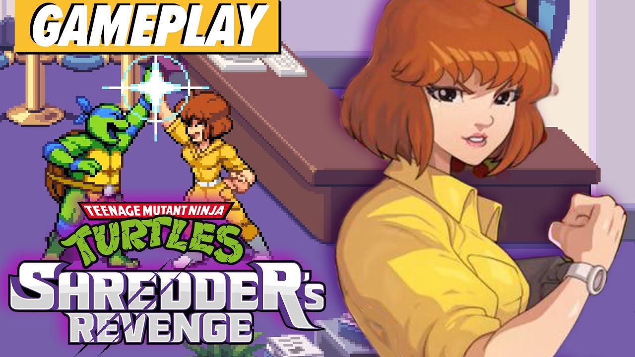 April O'Neil is Breaking News & Faces! | TMNT: Shredder's Revenge ...