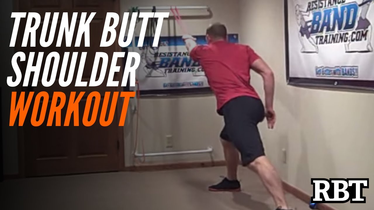 Core Pulling workout with Resistance Bands - YouTube