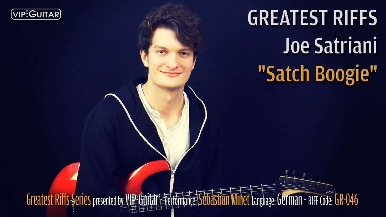 GREATEST Guitar Riffs: "Satch Boogie" - Joe Satriani - Riff Nr: 46 ...