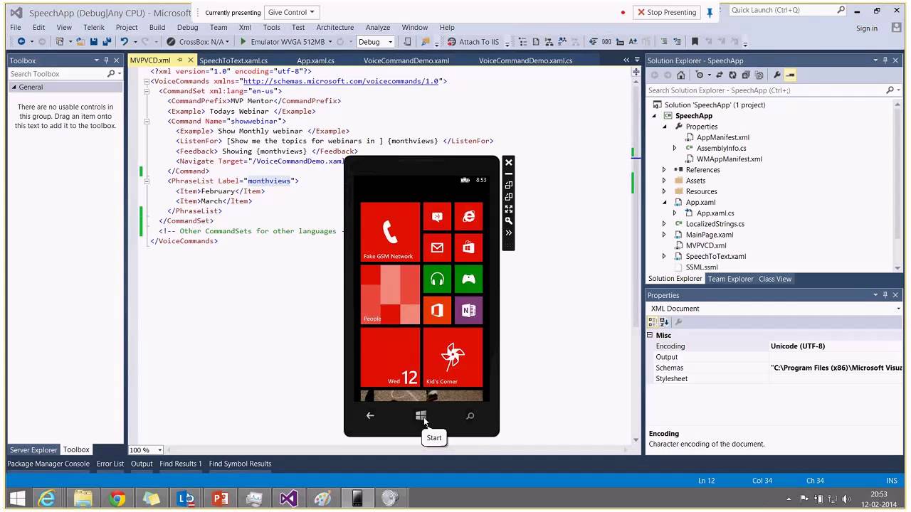 Speech features in Windows Phone 8 - YouTube