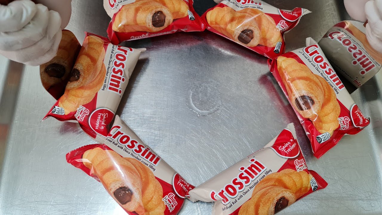 CROSSINI ICE CREAM ROLLS]SUPER SARAP 👌 - YouTube