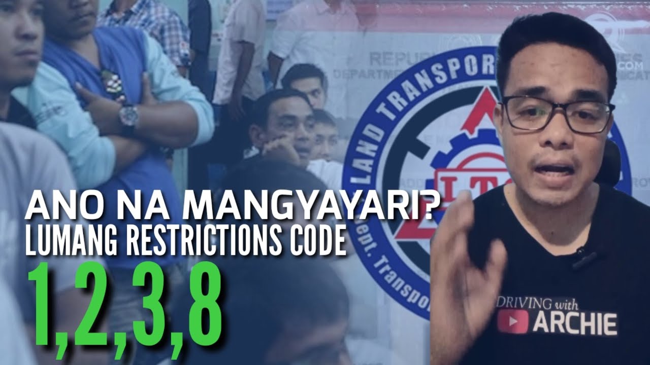 OLD DRIVERS LICENSE RESTRICTIONS CODE CONVERT TO NEW DRIVERS LICENSE ...