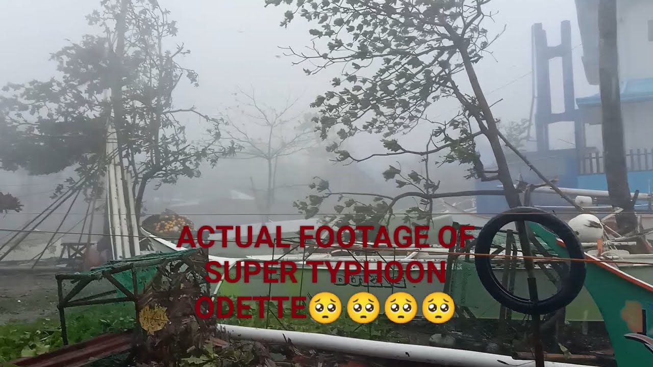 Actual Footage Super Typhoon ODETTE @myhometownSurigaoCity - YouTube