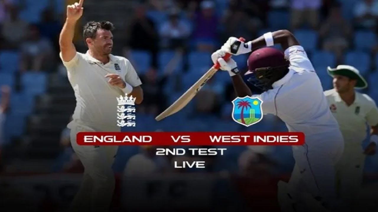 West Indies vs England, 2nd Test - Day 2 - Live | ENG vs WI. - YouTube