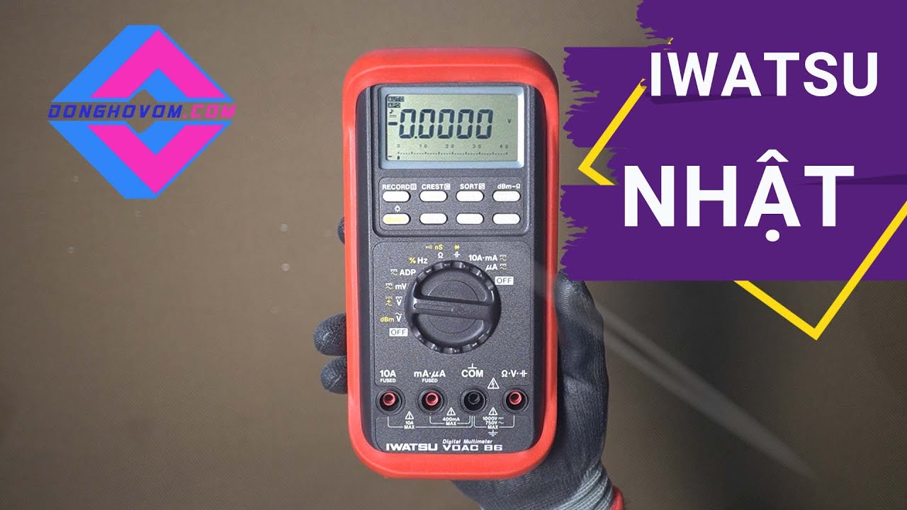 Đồng hồ vạn năng điện tử Iwatsu VOAC 86 digital multimeter ...