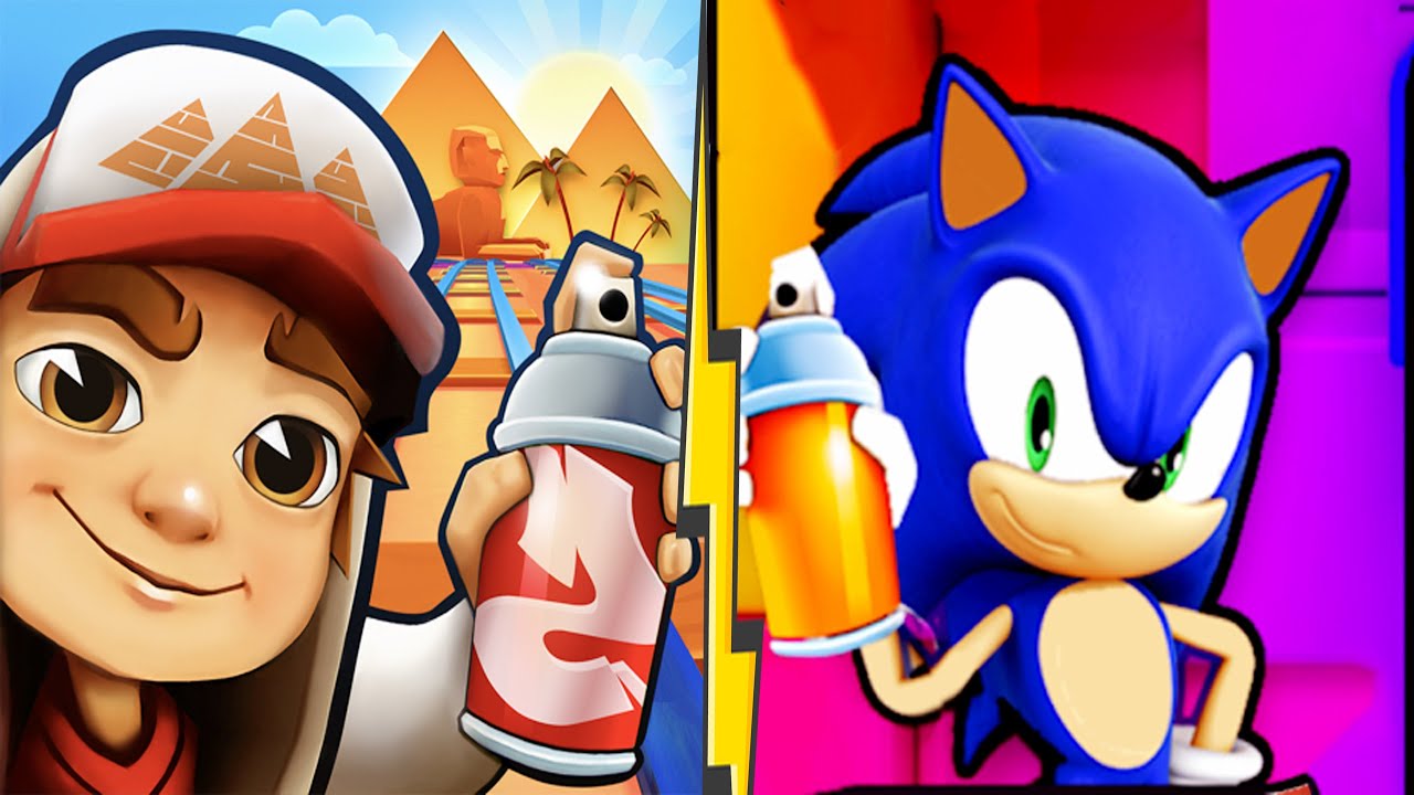 Subway Surfers vs Subway Surf Sonic - YouTube