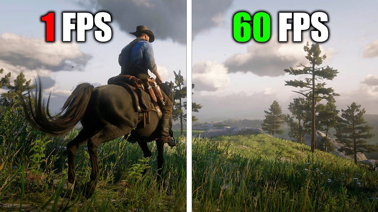 Red Dead Redemption 2 | 1 FPS VS 60 COMPARACÍON - YouTube