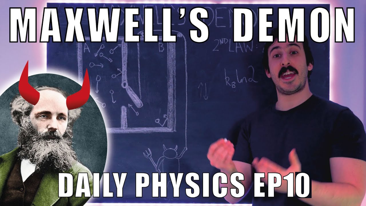 Maxwell's Demon - A Violation of Entropy Increase & The 2nd Law? (Daily ...
