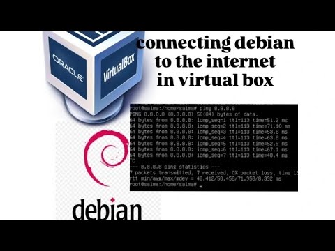How To Connect Internet On Debian Linux In VirtualBox - YouTube