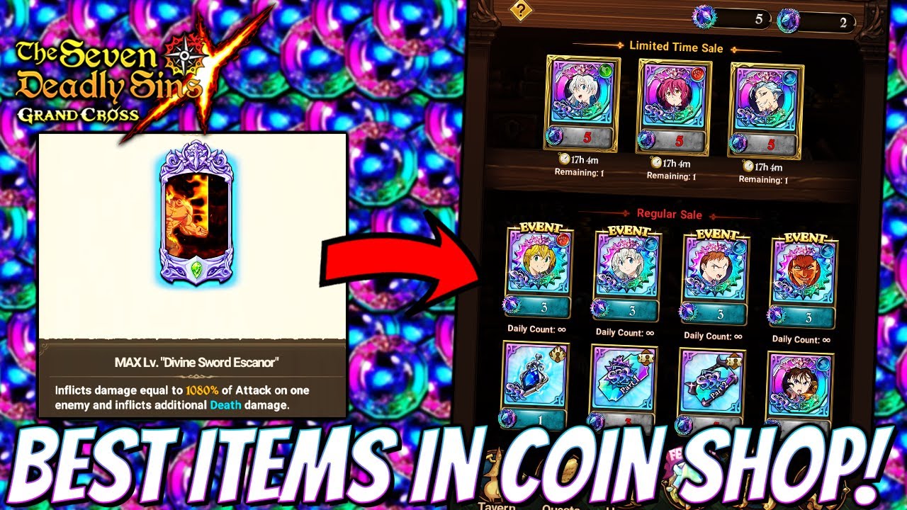 UPDATED* Complete Coin Shop Guide!!! Best Items F2P* (7DS Guide) Seven ...
