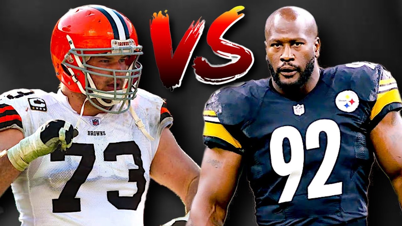 Joe Thomas vs James Harrison (2011 wk 14) | OL vs DL Matchup - YouTube